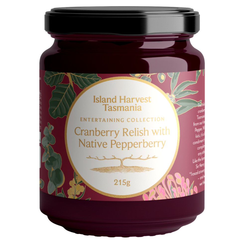 Cranberry Relish with Native Pepperberry | Island Harvest Tasmania